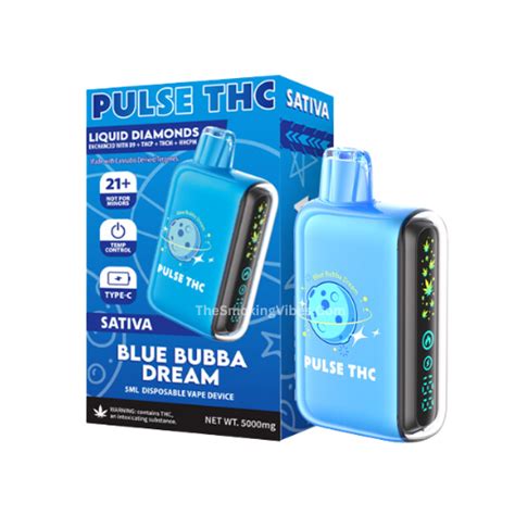 Pulse Thc Vape Liquid Diamonds Blue Bubba Dream Smoking Vibes