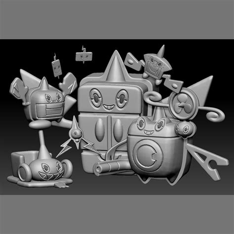 Stl File Pokemon Rotom 🐉 ・3d Printable Model To Download・cults