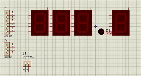 Roynathaniel Pcb Layout For 7 Segment Display With 7 X 4 Displays