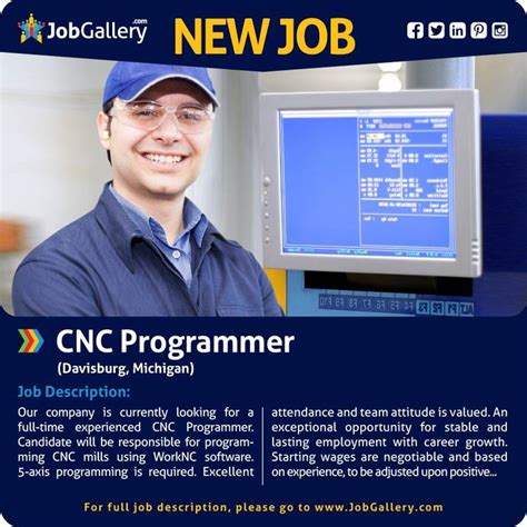 Cnc Programmer Cnc Programmer Job Posting Job Description