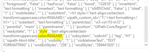 How To Get Text Font Color From Web Page Text In Uipath Activities UiPath Community Forum