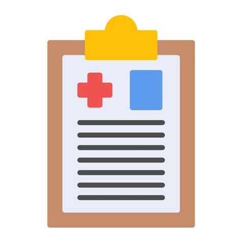 Premium Vector Medical Report Vector Illustration Style Premium Vector Medical Report Vector Illustration Style