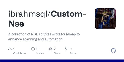 Github Ibrahmsqlcustom Nse A Collection Of Nse Scripts I Wrote For