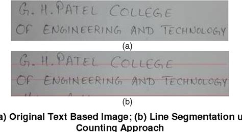 Figure 1 From Segmentation Methods For Hand Written Character