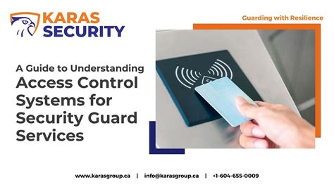 A Guide To Understanding Access Control Systems For Security Guard Services By Karas Security
