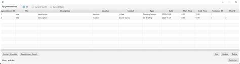 GitHub TabishAbbasi Java II Project Appointment Tracking Application