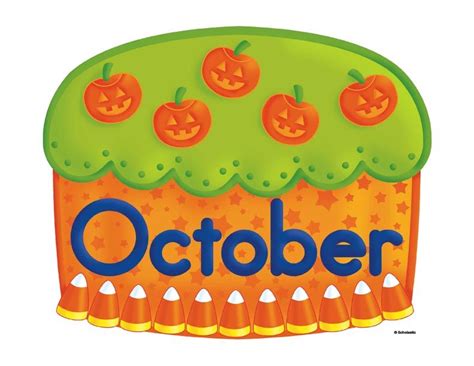 October Birthday Clip Art