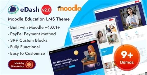 Edash Moodle 4 Education Lms Theme Code Market