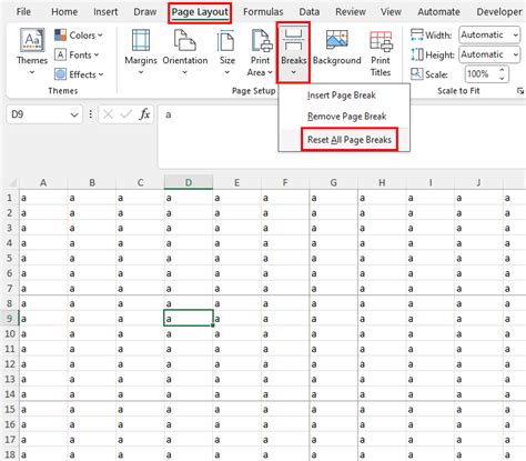 8 Ways To Insert Page Break In Microsoft Excel How To Excel