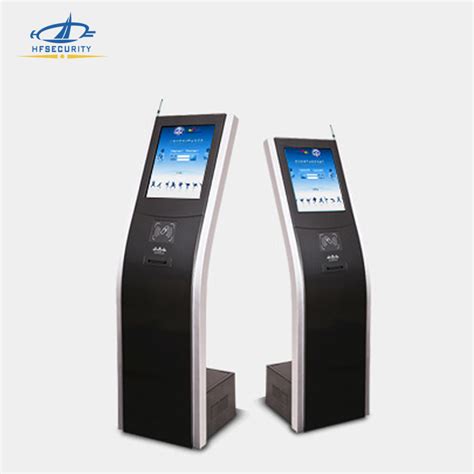 Hf302 Wireless Queue Call System Machine Kiosk Hfsecurity Biometric Solution
