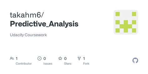 Github Takahm6predictiveanalysis Udacity Coursework