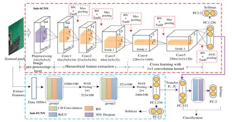 Architecture Of The D Cnns The Sub Scnn Marked With Red Dotted Line Download Scientific