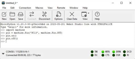 Micropython On Nucleo Stm32 Stm32f411ce And Stm32f401cc Flashing
