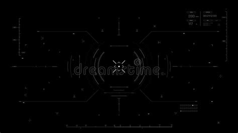 Cyber Futuristic User Interface For Game And Movie Technology Hud Head