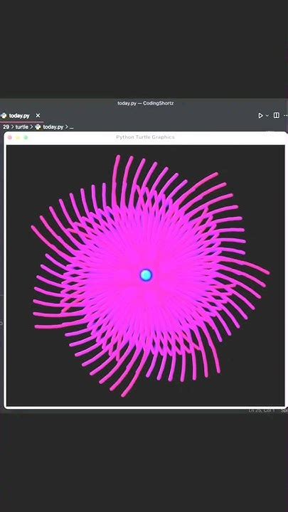 Python Graphics Animation Design Shorts Animation Programming Python Coding Viral