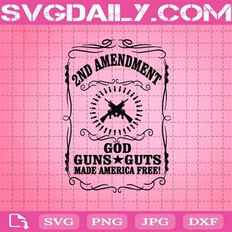 2nd Amendment Inspired Sweet As Strawberry Wine Gun Svg Svgdaily