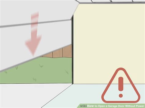 Simple Ways To Open A Garage Door Without Power Steps