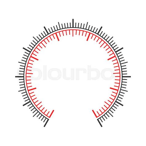 Round Measuring Dashboard Template With Two Charts Pressure Colourbox