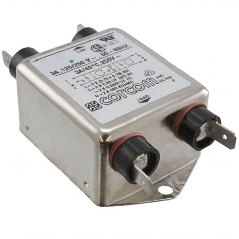 1 6609037 1 Te Connectivity Corcom Filters Filters Digikey