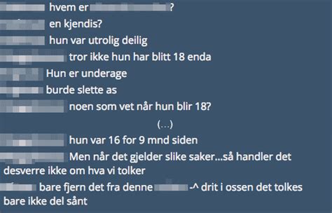Bilder Av Unge Norske Jenter Deles På Gutteforum