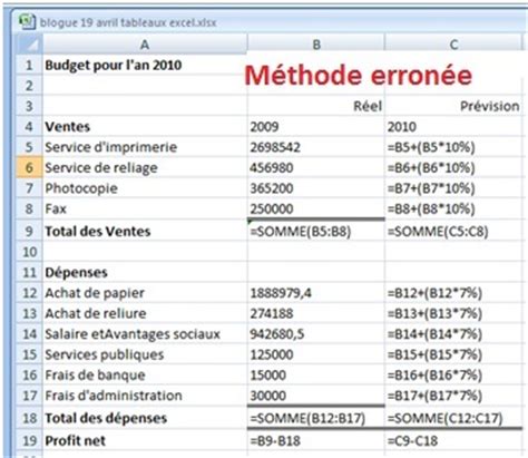 Excel Comment travailler avec des cellules variables Hélène Marchand