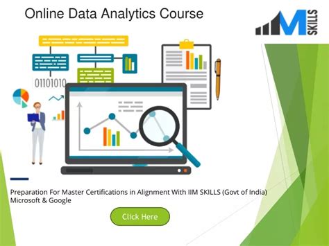 PPT Online Data Analytics Course PowerPoint Presentation Free Download ID