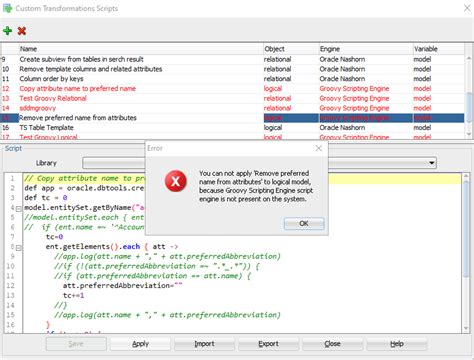 Sddm 2142 Does Not Recognize Groovy Engine Oracle Forums