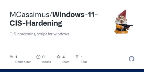 Github Mcassimus Windows 11 Cis Hardening Cis Hardening Script For Windows