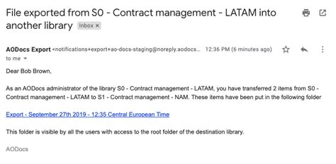 Export Or Copy Documents Or Folders From Team Folders Or Secured Folders Aodocs Knowledge Base