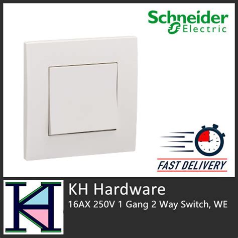 Kh Schneider Electrical Vivace 16ax 250v 1 Gang 2 Way Switch Sirim Approval Shopee Malaysia