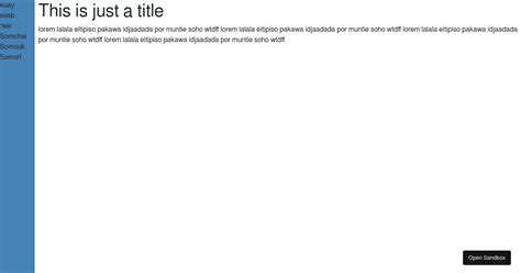 React Bootstrap Playground Codesandbox