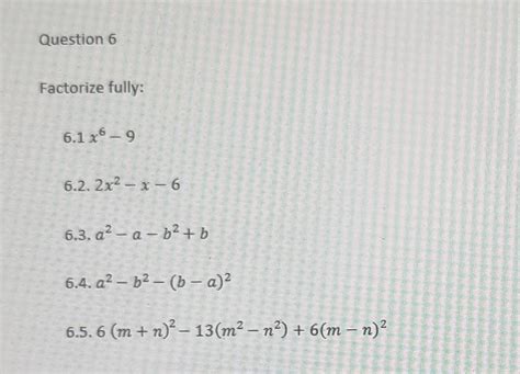 Solved 7 1 Make B The Subject Of The Equation In The Chegg Com
