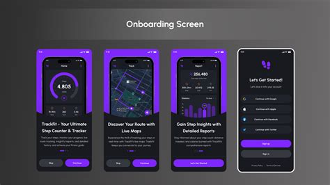 Trackstep Step Counter Tracker App Flutter Iosandroid App
