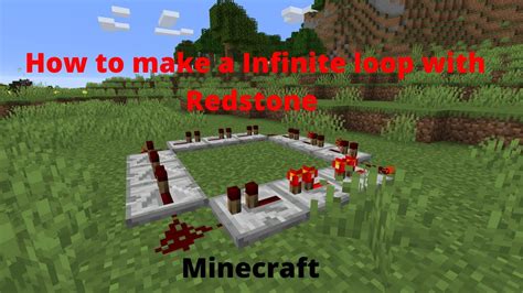 Redstone Tutorial How To Make A Redstone Infinite Loop YouTube