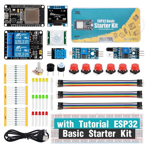 acebott basic arduino starter kit for esp32 compatible with arduino ide