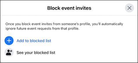 How Can I Block Event Invitation Notifications On Facebook