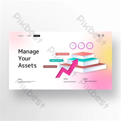 Pink Gradient Chart Data Page Psd Free Download Pikbest
