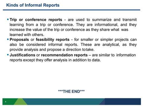 Informal Report Pptx
