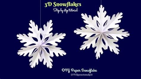 3d Paper Snowflake Patterns