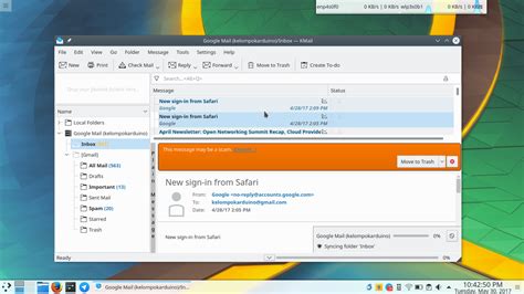 How To Setup Kmail For Gmail Imap Account