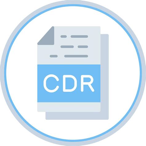 Cdr File Format Vector Icon Design 29099147 Vector Art At Vecteezy