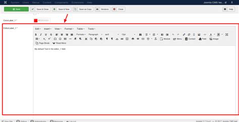 J3xadding Custom Fieldseditor Field Joomla Documentation