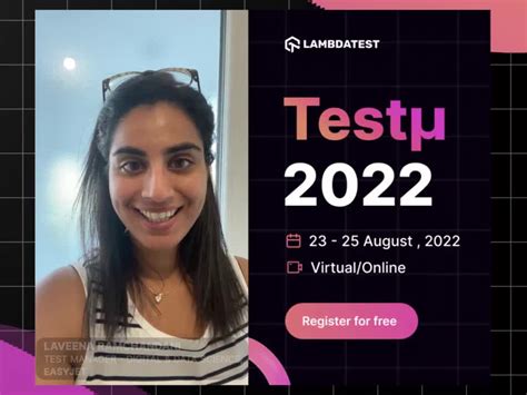lambdatest on linkedin testmu conf 2022