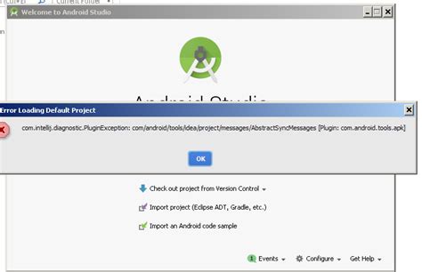 Android Studio Error Unable To Create Project Stack Overflow