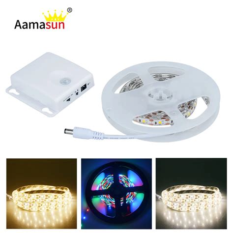 Aliexpress Com Buy Led Strip Motion Activated Flexible LED Strip Sensor Auto Bed Light 6V 3 AA