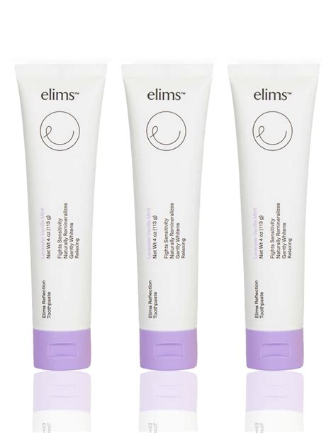 Reflection Toothpaste In Lavender Vanilla Mint Pack Of 3 Elims