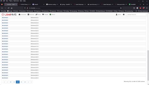 Switch Ports Not All Showing In Switch View Help Librenms Community