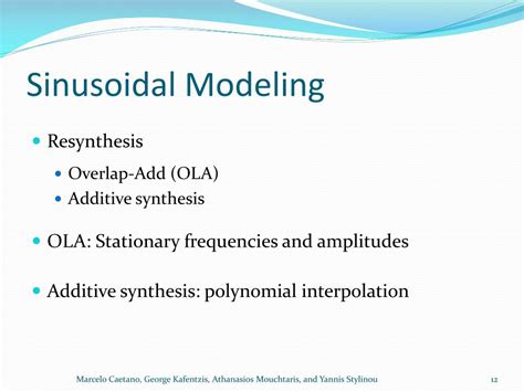 Ppt Adaptive Sinusoidal Modeling Of Percussive Musical Instrument