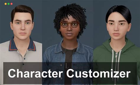 Unity插件 自定义角色系统 Character Customizer Cgalpha
