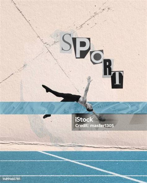 발레 댄서가 럭비공을 가지고 노는 창의적인 디자인 파스텔 톤의 추상적인 배경에 맞춰 움직인다 현대 미술 콜라주 축구에 대한 스톡 사진 및 기타 이미지 Istock